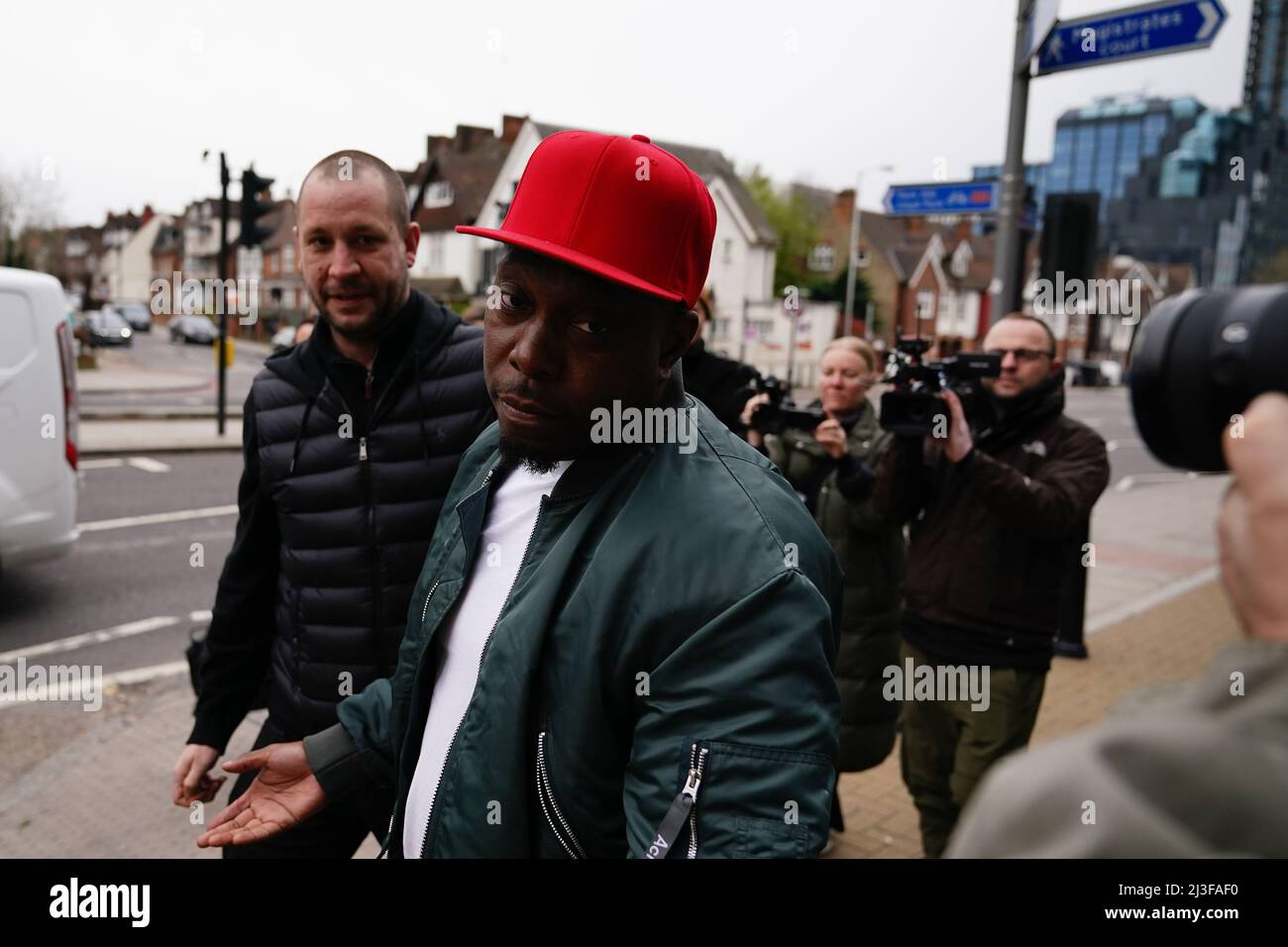Grime artist Dizzee Rascal, real name Dylan Kwabena Mills, arrives at ...