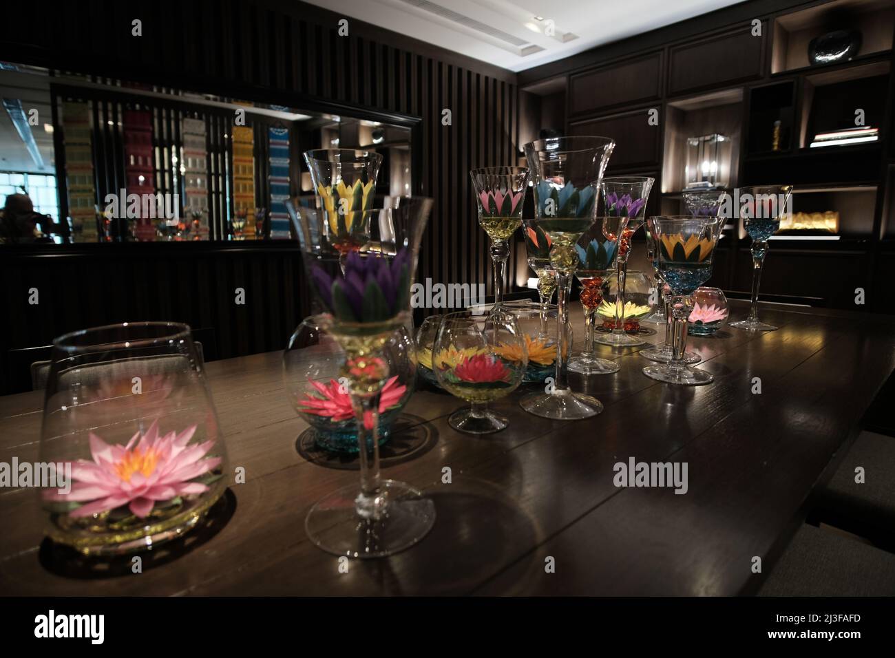 Songkran Decorations JW Marriott Lobby Bangkok Thailand April 2022 ...