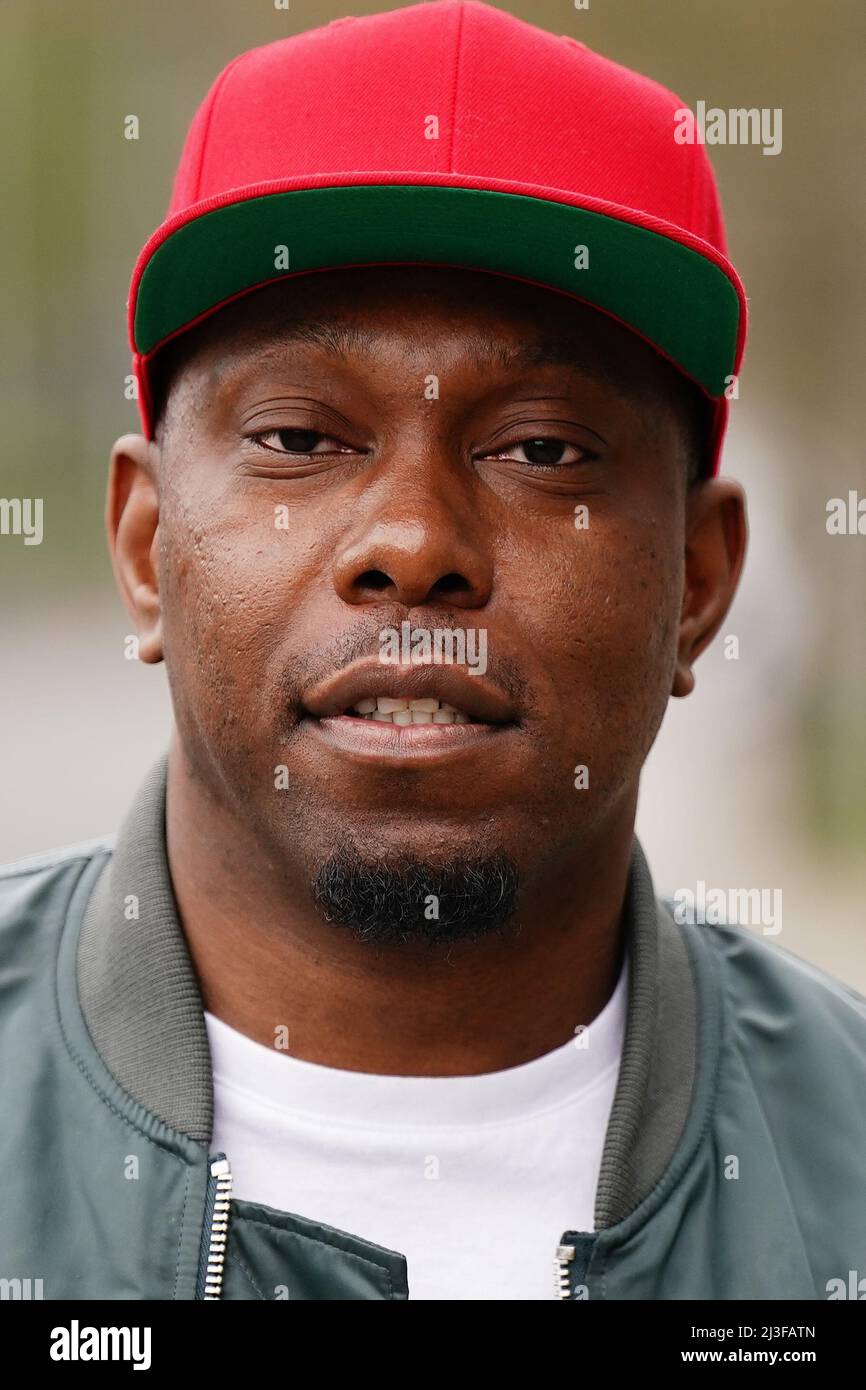 Grime artist Dizzee Rascal, real name Dylan Kwabena Mills, arrives at ...
