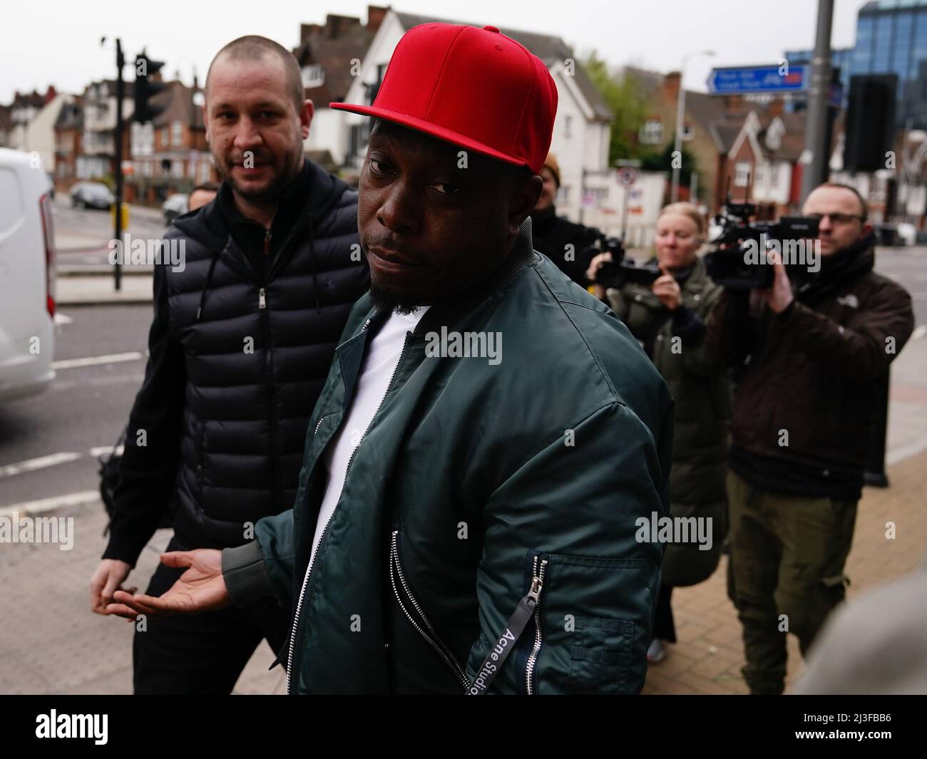 Grime artist Dizzee Rascal, real name Dylan Kwabena Mills, arrives at ...