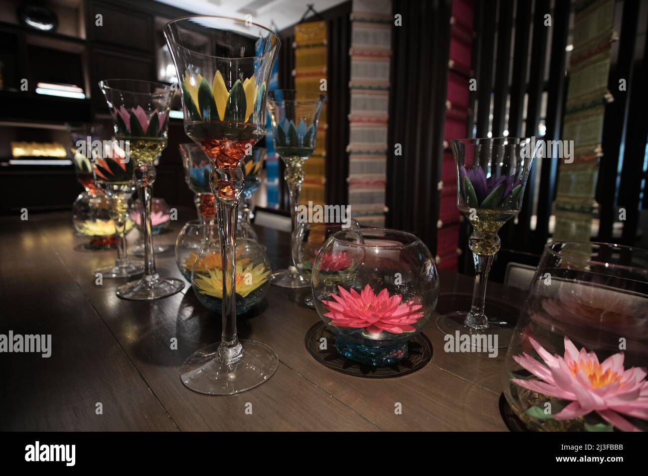 Songkran Decorations JW Marriott Lobby Bangkok Thailand April 2022 ...