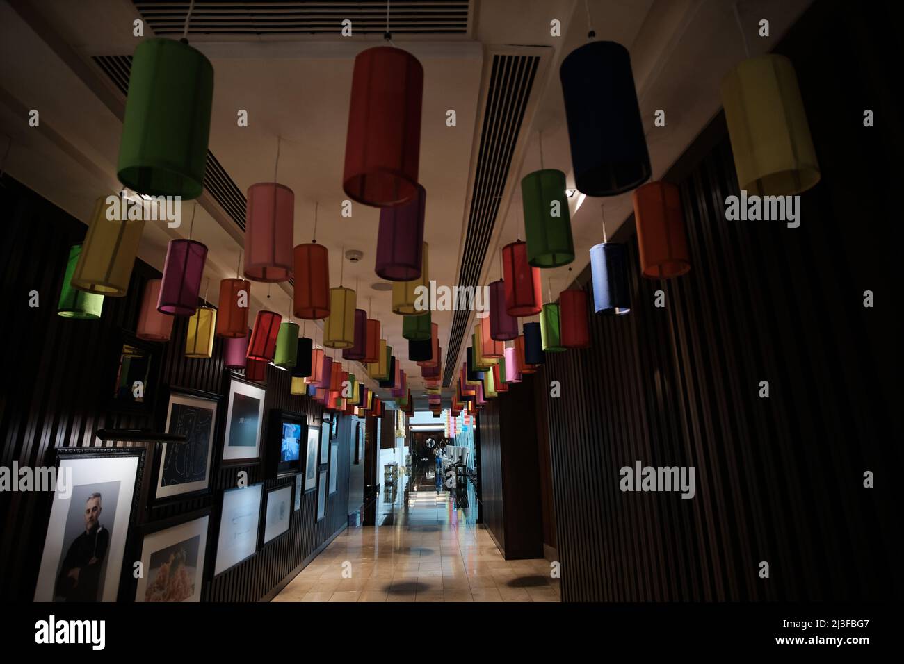 Songkran Decorations JW Marriott Lobby Bangkok Thailand April 2022 ...