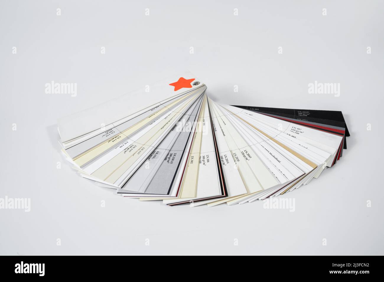 Paper swatch , paper samples colorful Stock Photo - Alamy