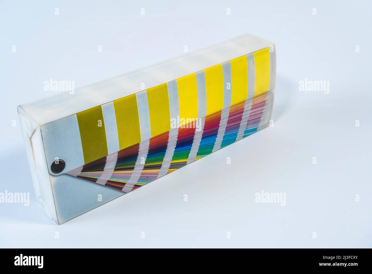 opened color chart. isolated. Selective Focus colours Stock Photo - Alamy