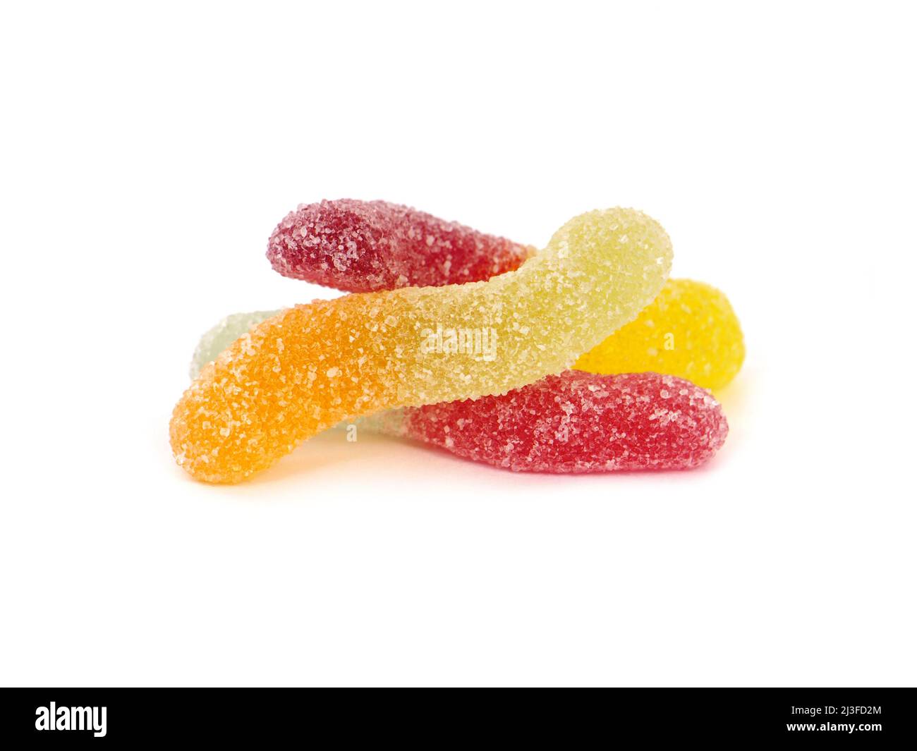 Jelly worm sweet candy Cut Out Stock Images & Pictures - Alamy