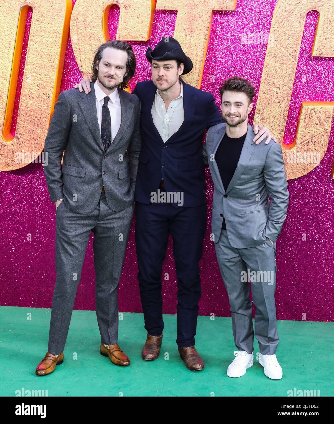 Adam Nee, Aaron Nee and Daniel Radcliffe attend the UK Special ...