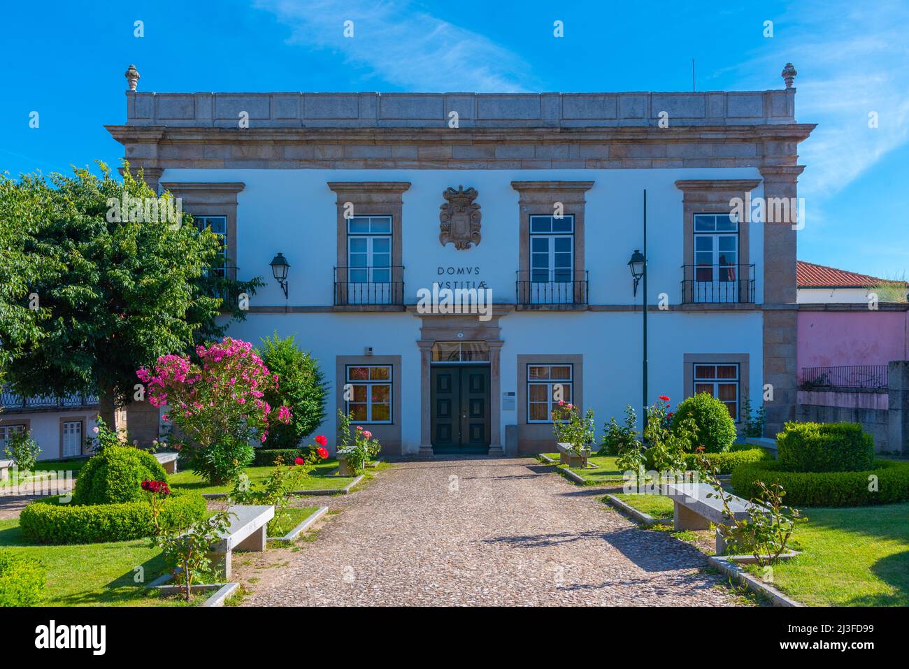District court at Almeida town in Portugal Stock Photo - Alamy