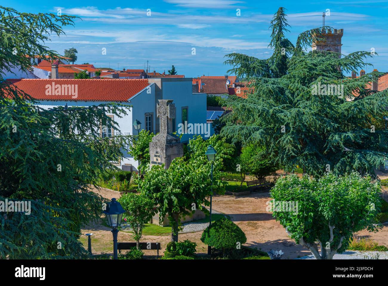 Park in the old town of Almeida, Portugal Stock Photo - Alamy