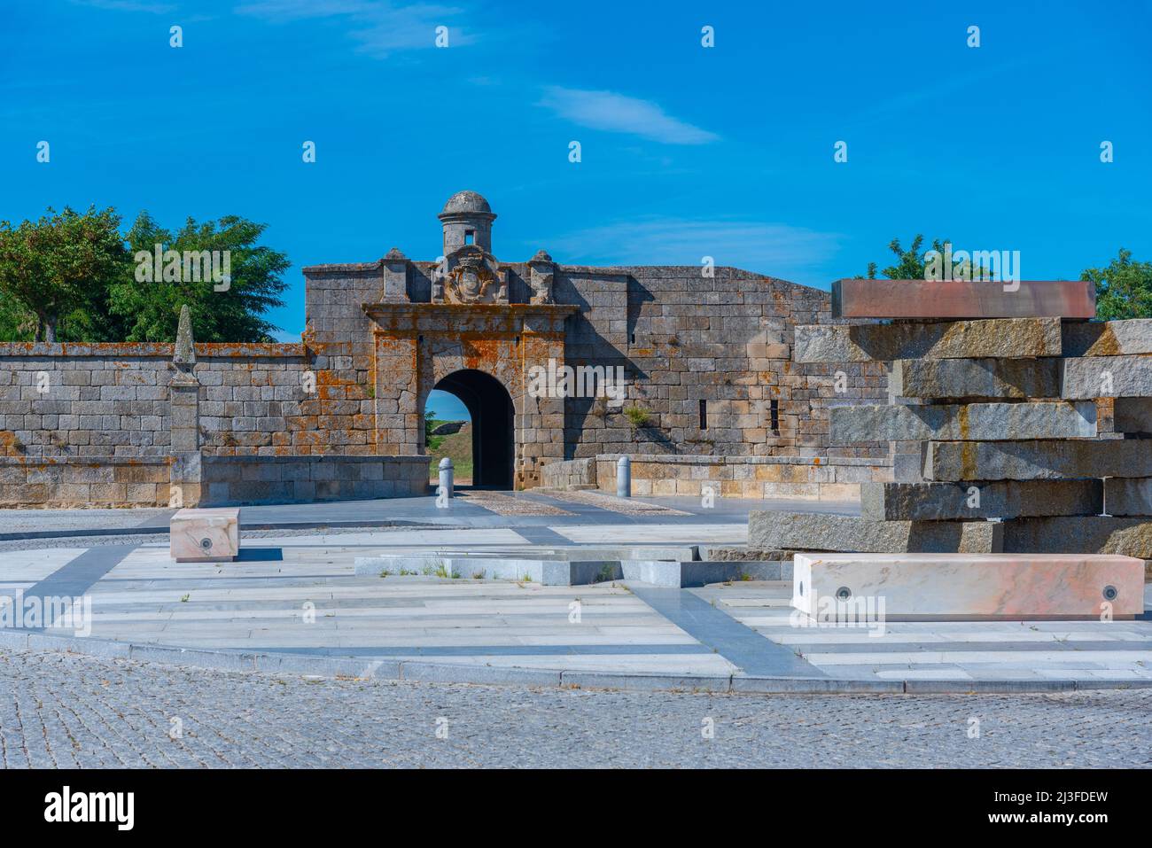 Main gate of Almeida town in Portugal Stock Photo - Alamy