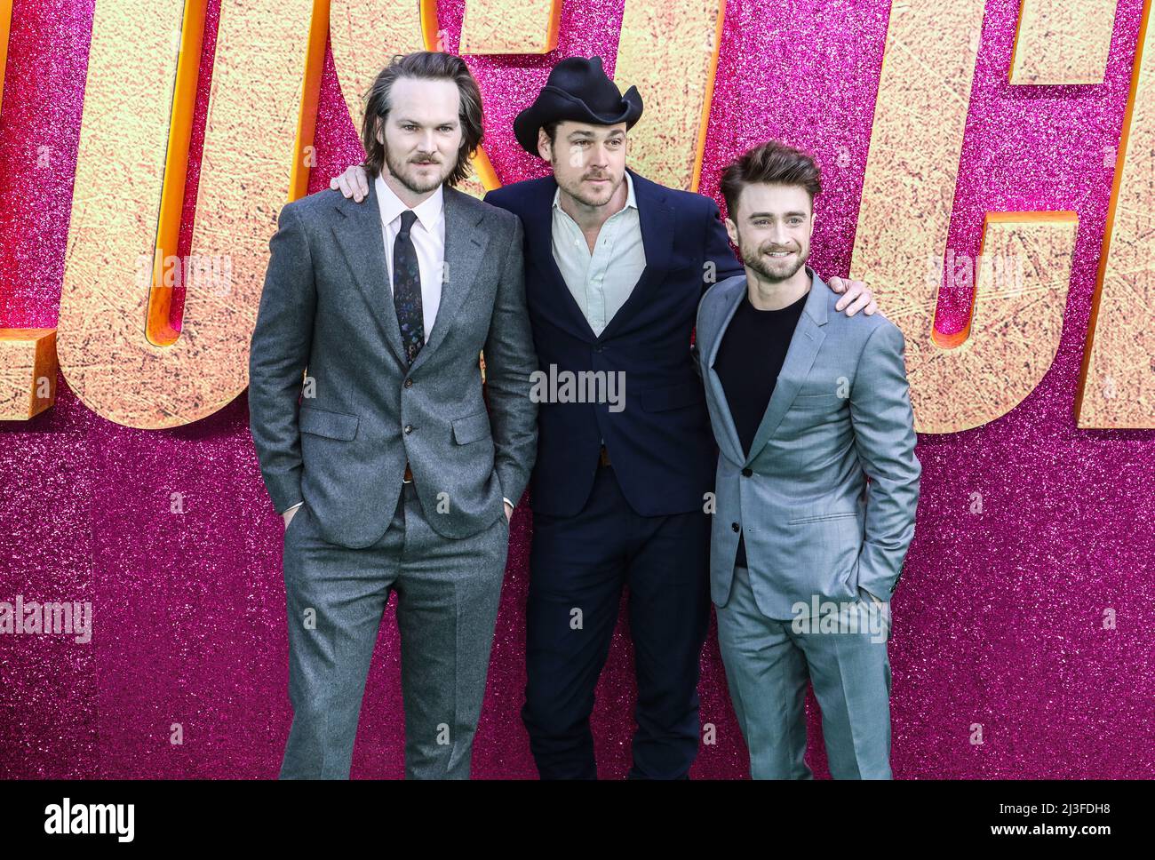 Adam Nee, Aaron Nee and Daniel Radcliffe attend the UK Special ...