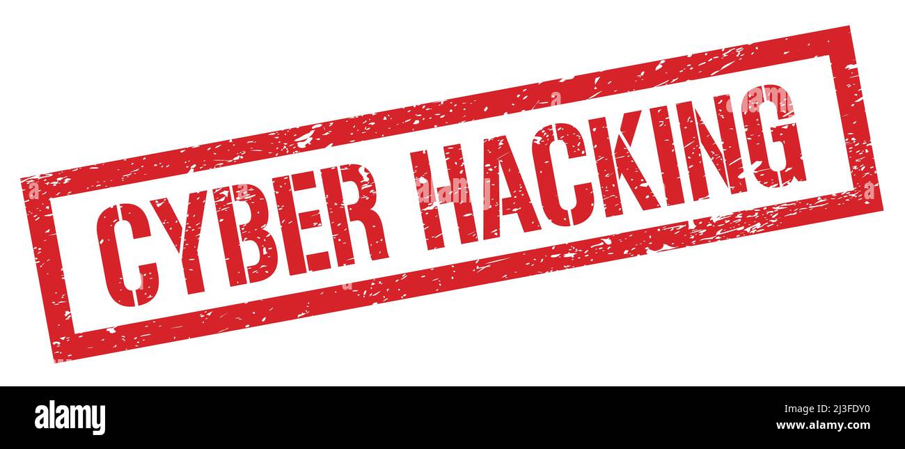 Cyber hacking stamp hi-res stock photography and images - Alamy