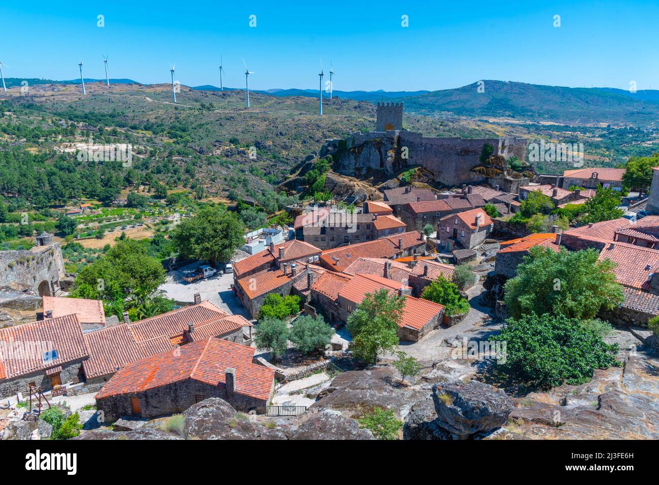 Aerial view sortelha village hi-res stock photography and images - Alamy