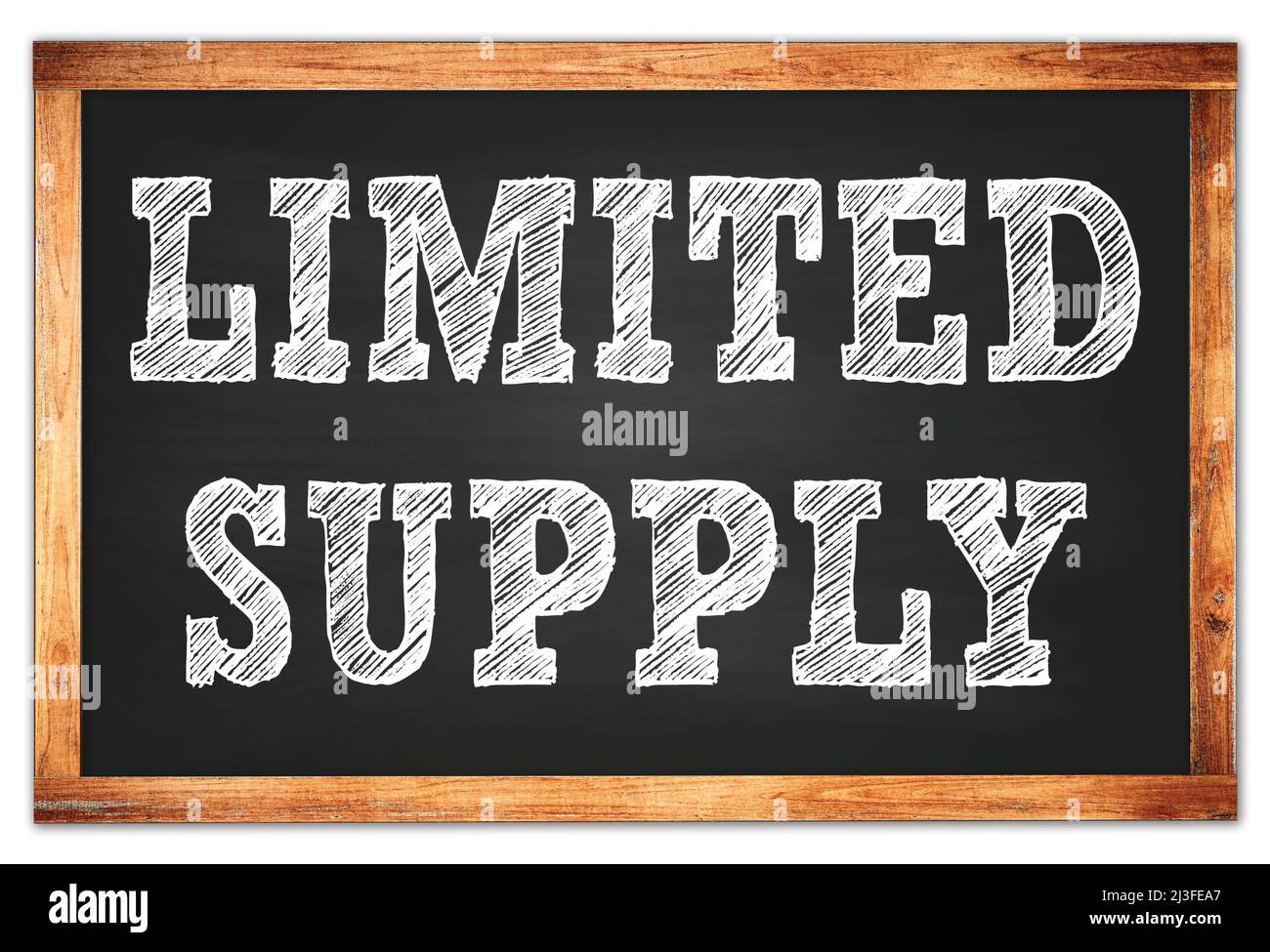 Limited supply sign hi-res stock photography and images - Alamy