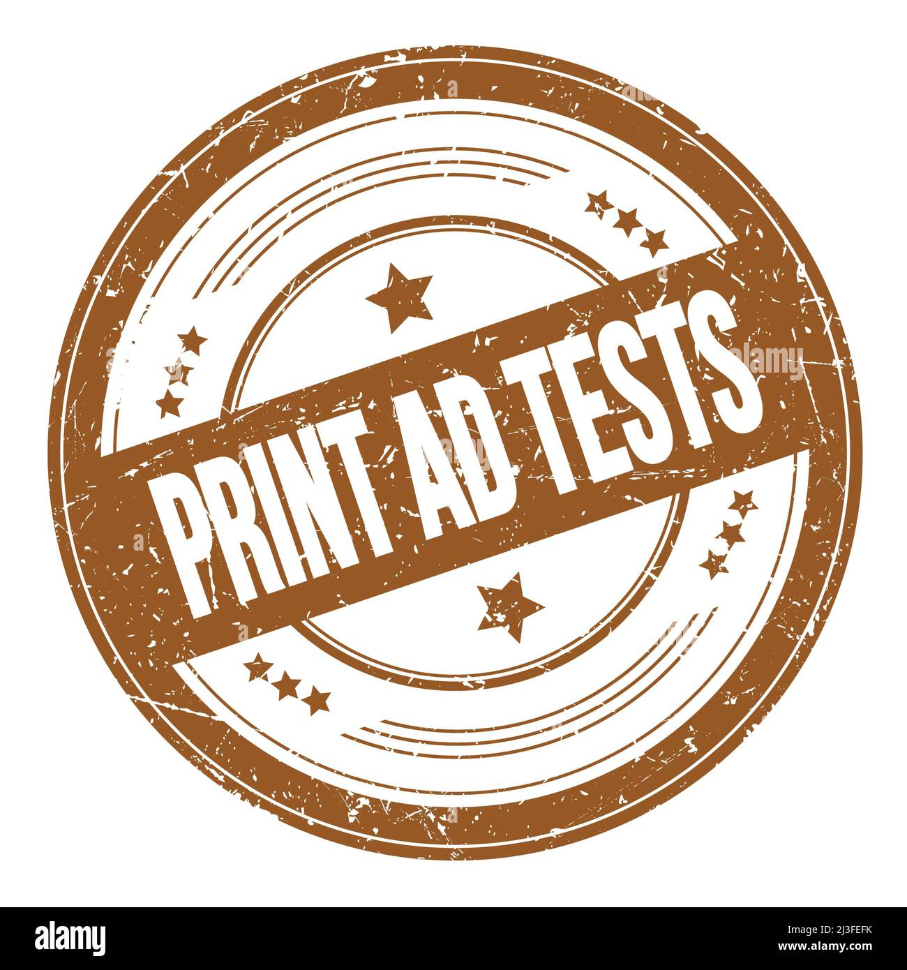 Print ad tests stamp hi-res stock photography and images - Alamy