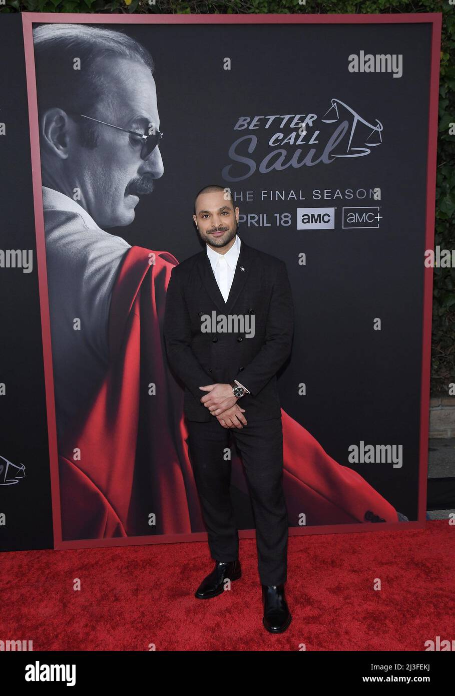 Michael Mando at the Premiere of AMC's BETTER CALL SAUL Sixth and Final ...