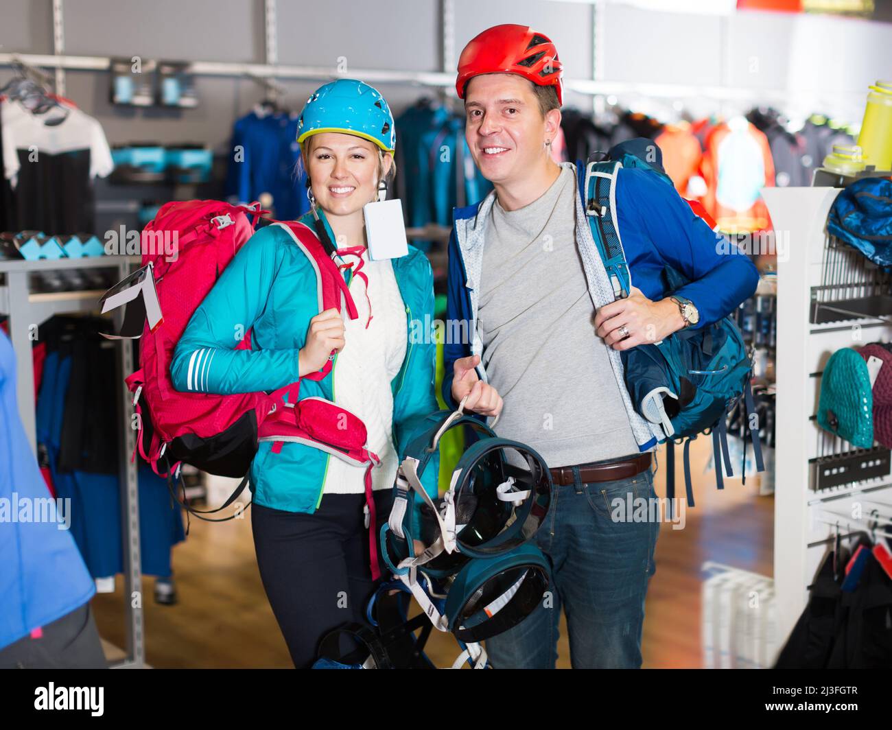 Choosing hiking hi-res stock photography and images - Alamy