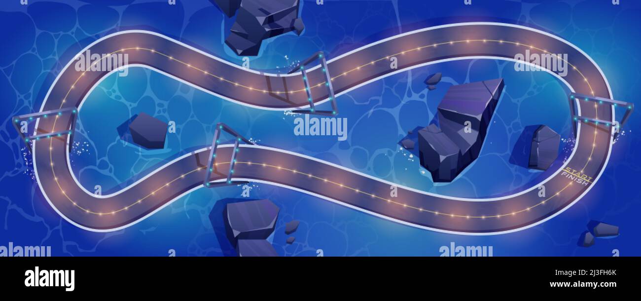 Car Racetrack Cartoon Backgrounds