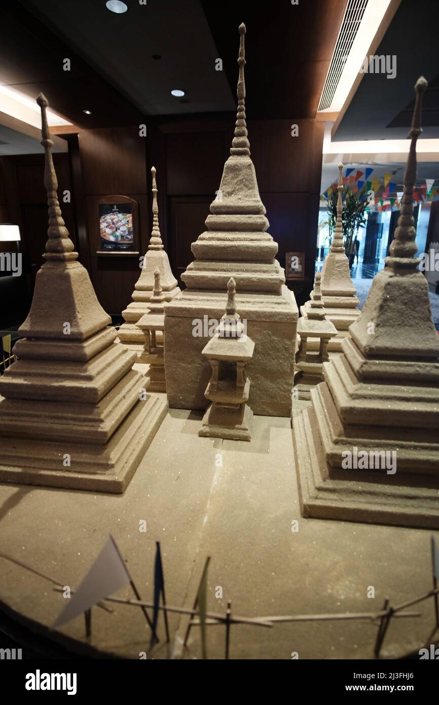 Songkran Decorations JW Marriott Lobby Bangkok Thailand April 2022 ...