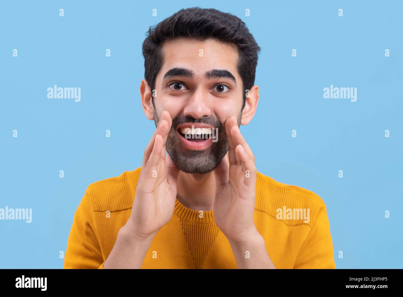 His mouth opened hi-res stock photography and images - Alamy
