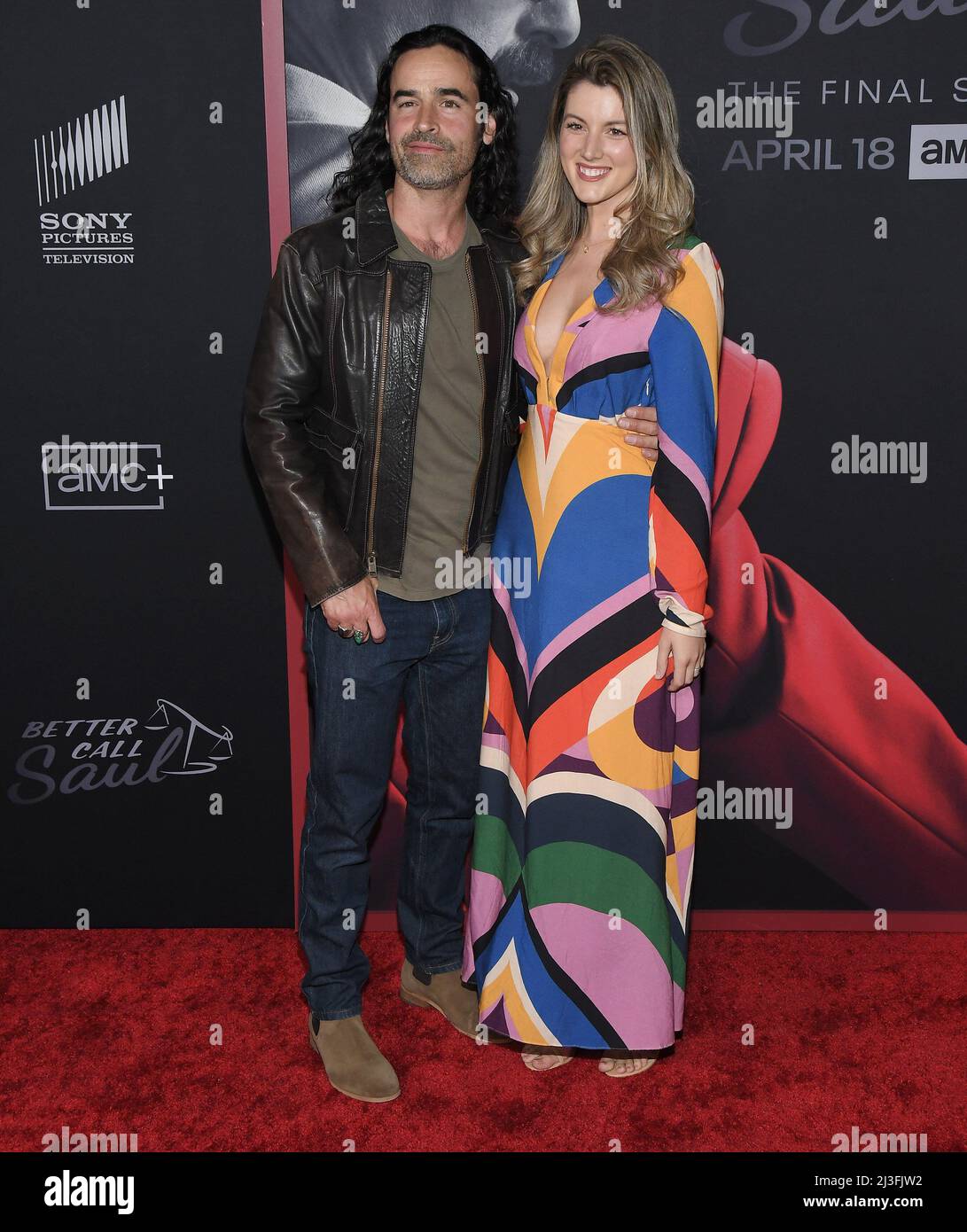 Los Angeles, USA. 07th Apr, 2022. (L-R) Jesse Bradford and Andrea Leal ...