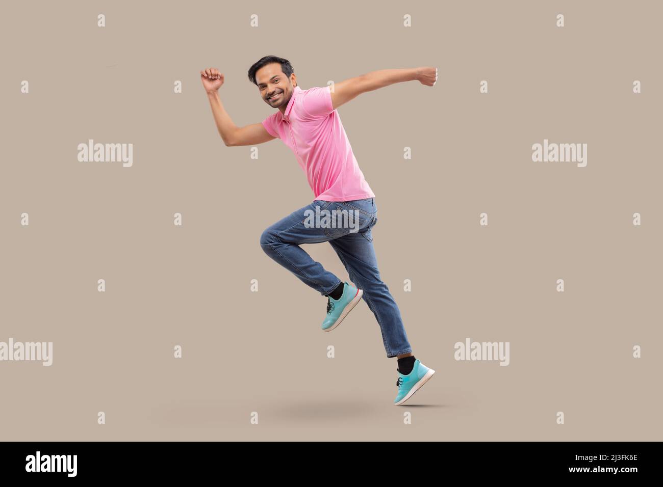 Active young man hi-res stock photography and images - Alamy