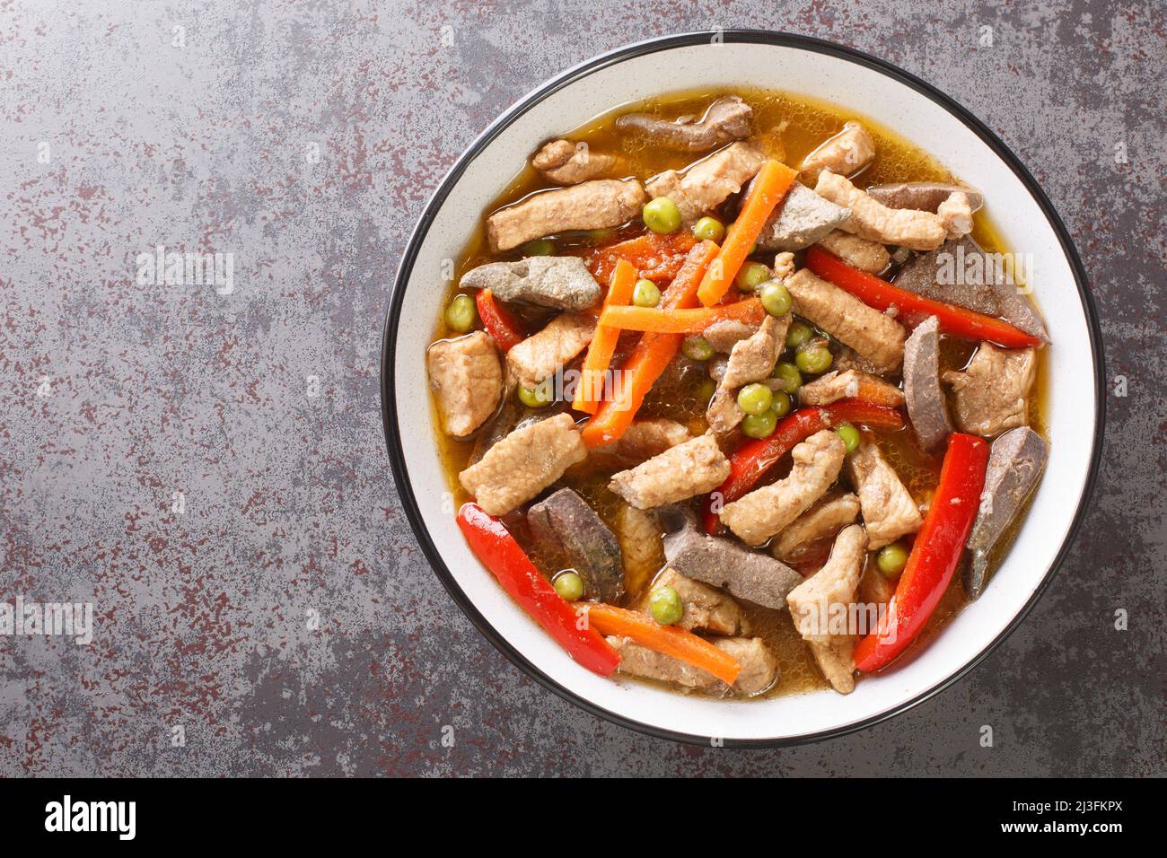 Igado Is A Popular Dish From The Philippines Made From Pork Tenderloin Pork Liver And