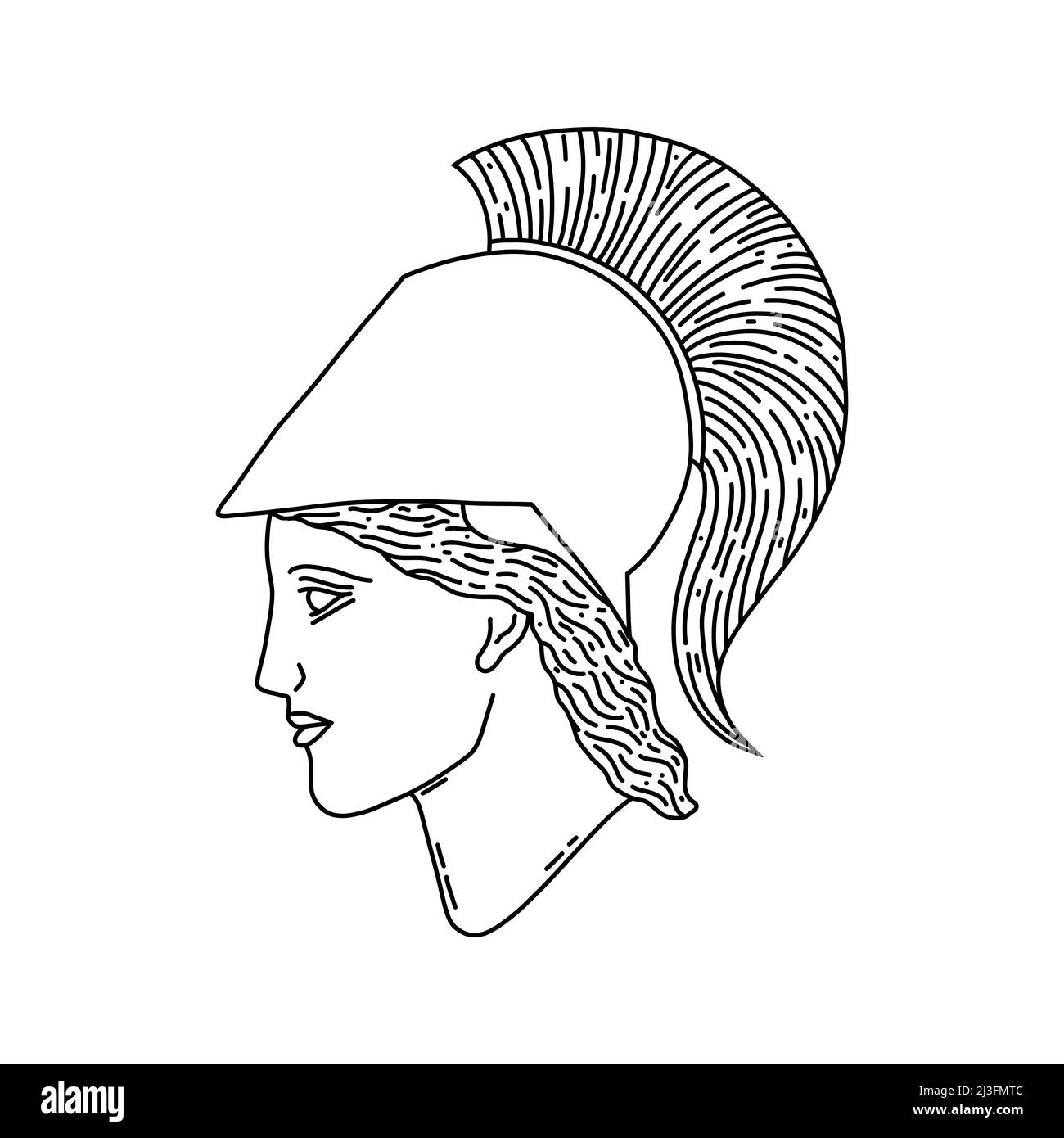 Head of goddess Cut Out Stock Images & Pictures - Alamy