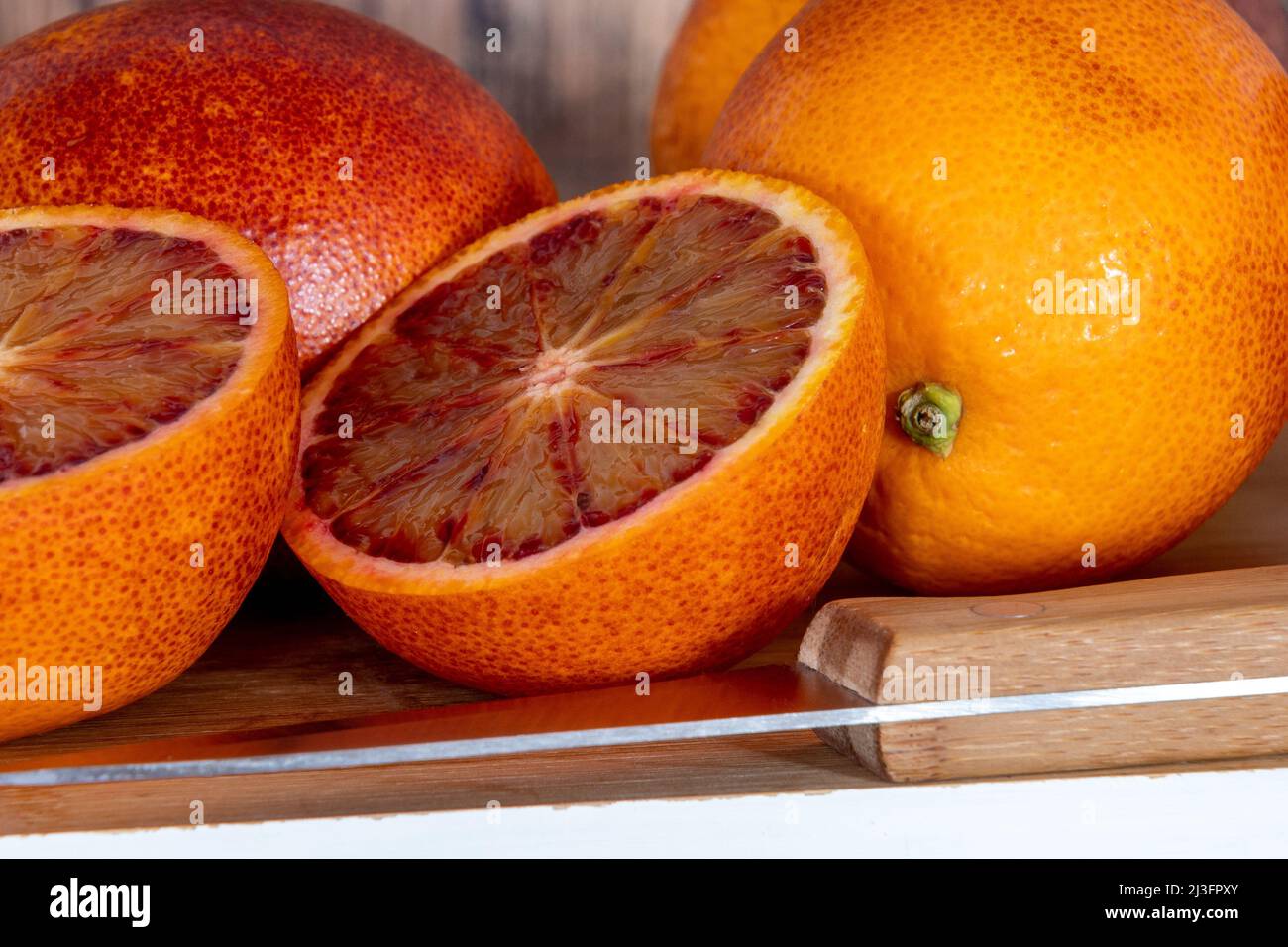 Oranges cut open hi-res stock photography and images - Alamy