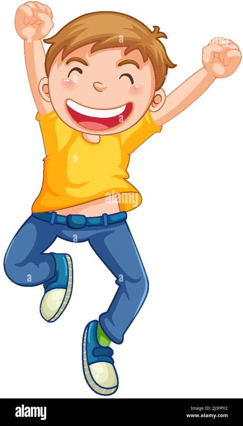 Excited Boy Clipart