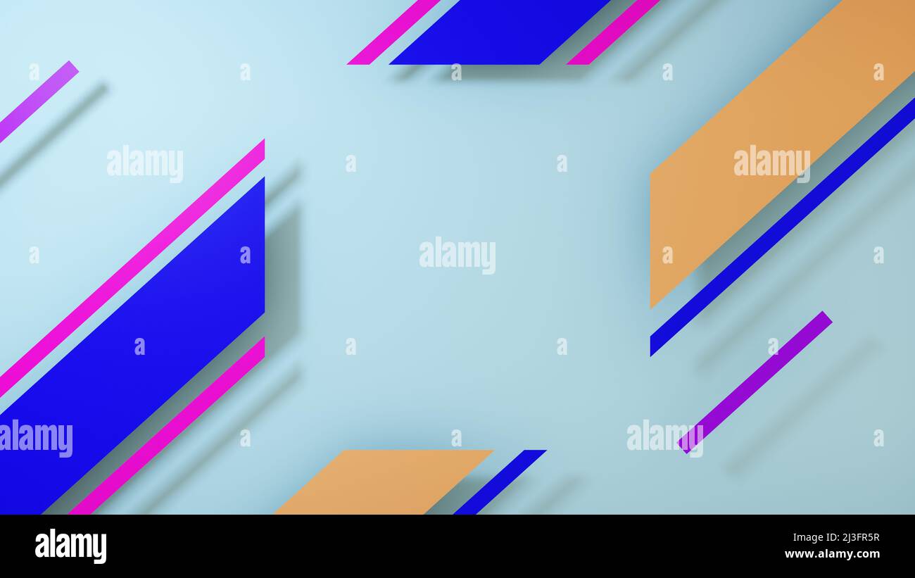 3d Rendering an abstract background using shadows Stock Photo - Alamy