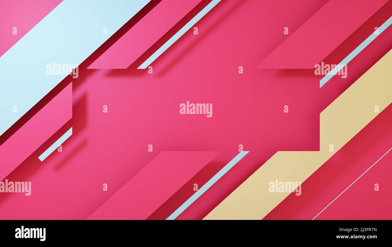 3d Rendering an abstract background using shadows Stock Photo - Alamy