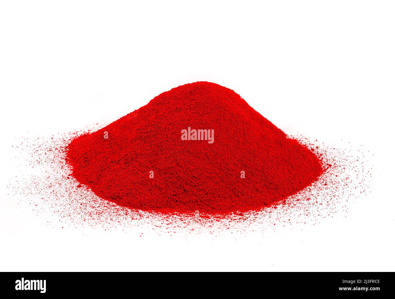 Edible red powder extracted from saffron, photo, lots of details ...