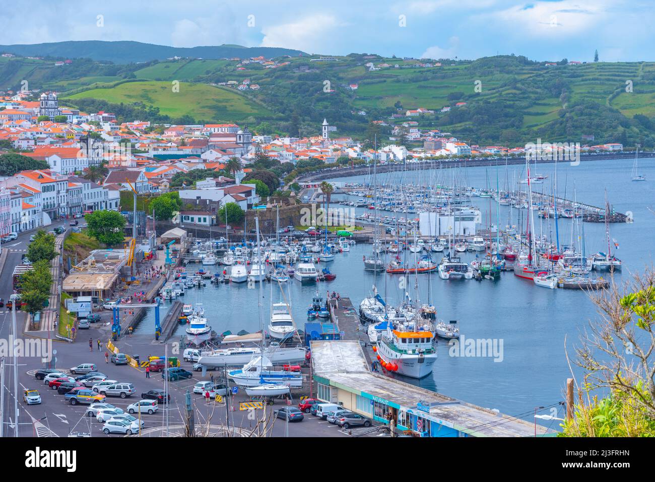 Aerial view bay portuguese marina hi-res stock photography and images ...