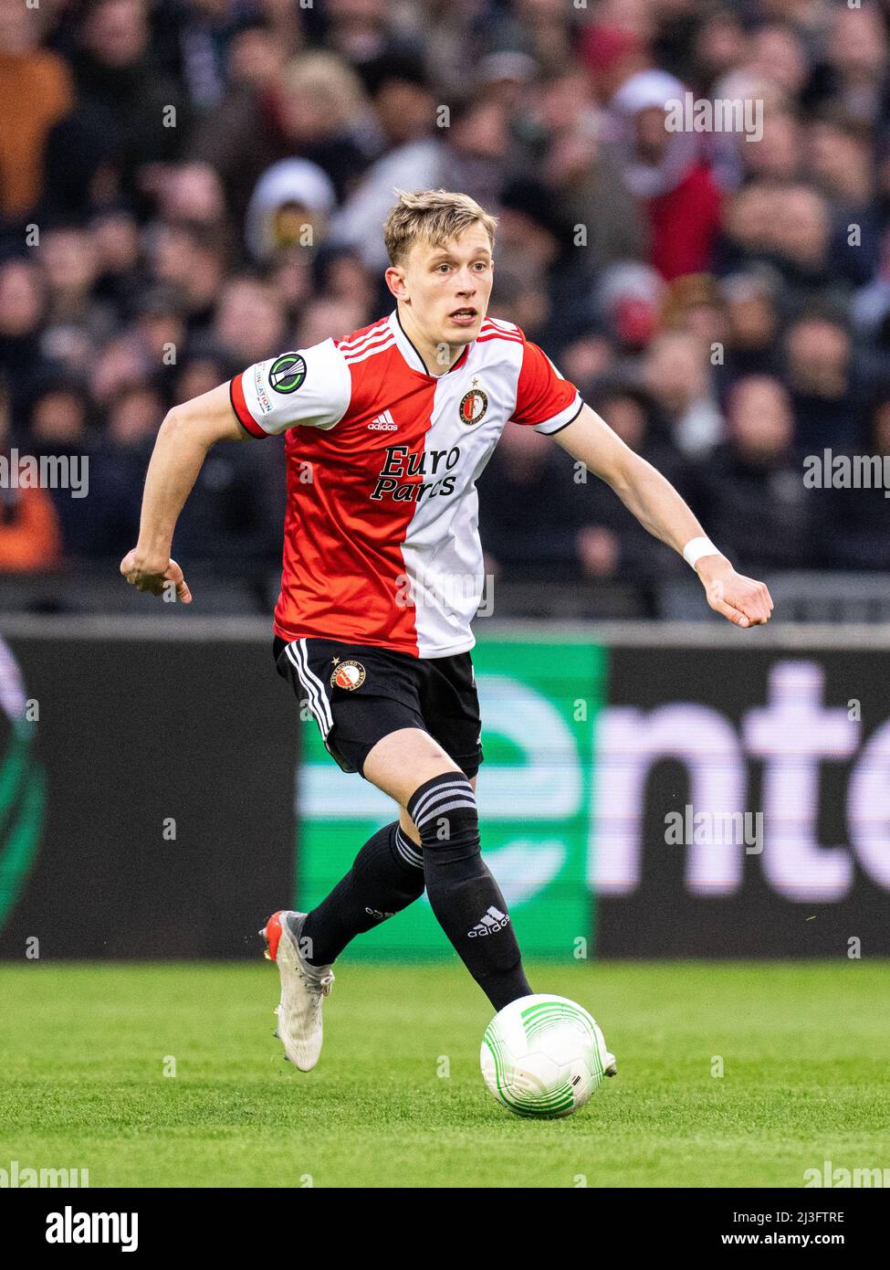 Rotterdam - Marcus Holmgren Pedersen of Feyenoord during the match between Feyenoord v SK Slavia ...