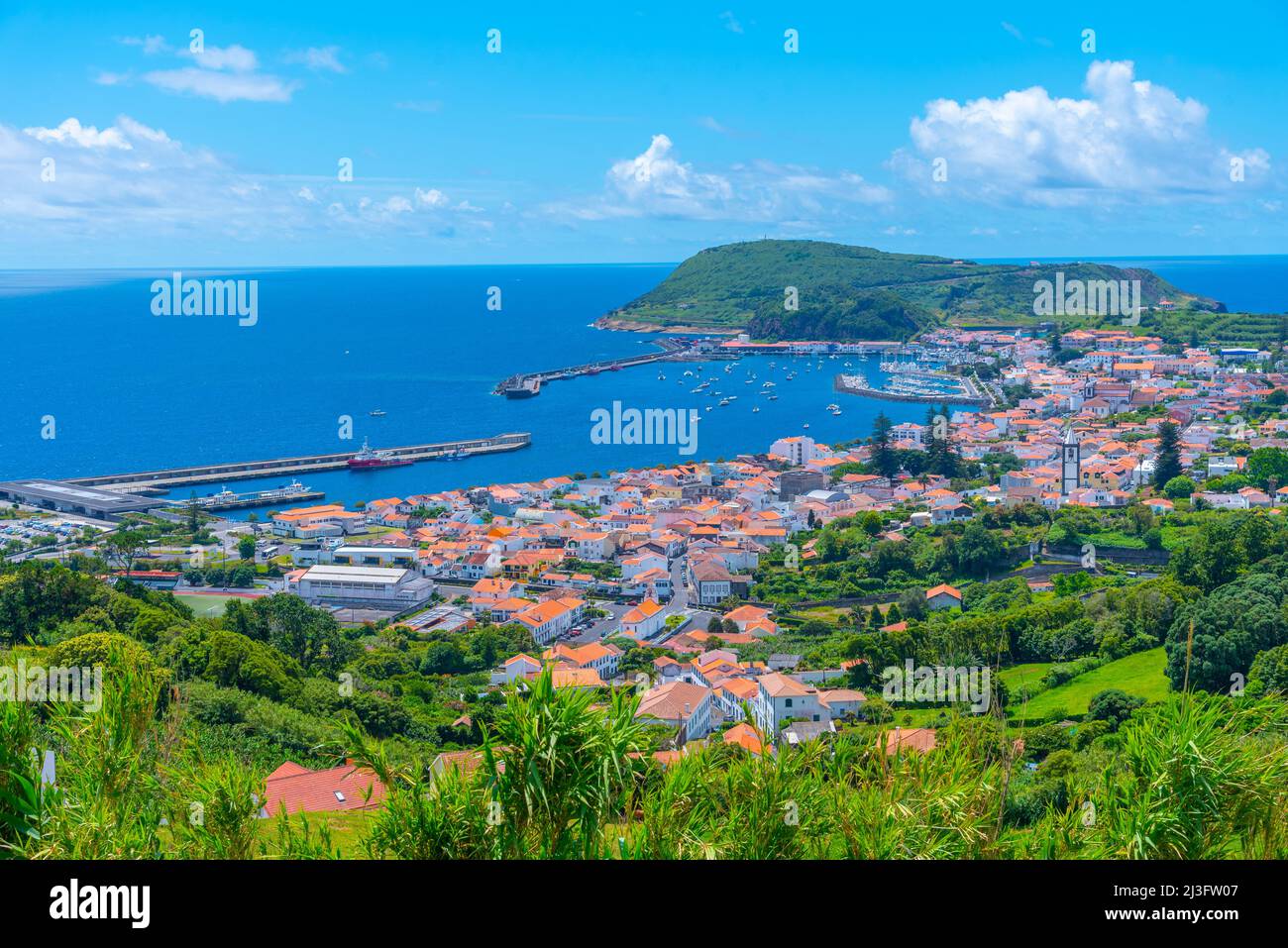Landmark horta city faial island hi-res stock photography and images ...