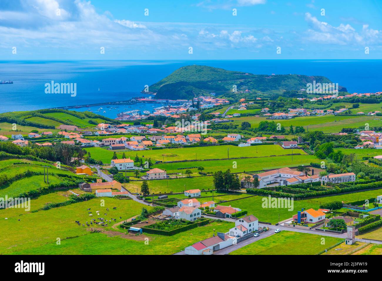 Landmark horta city faial island hi-res stock photography and images ...
