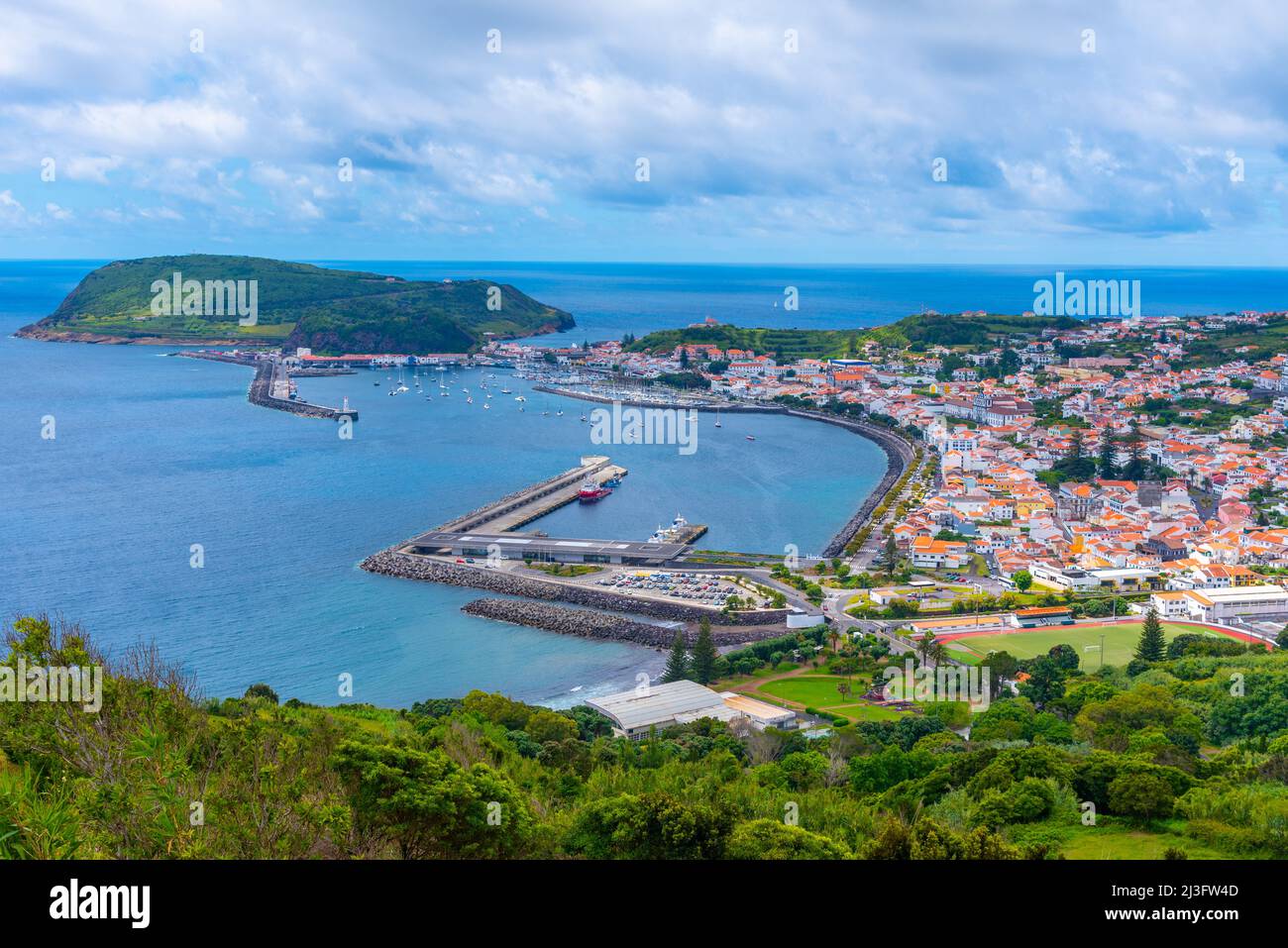 Landmark horta city faial island hi-res stock photography and images ...