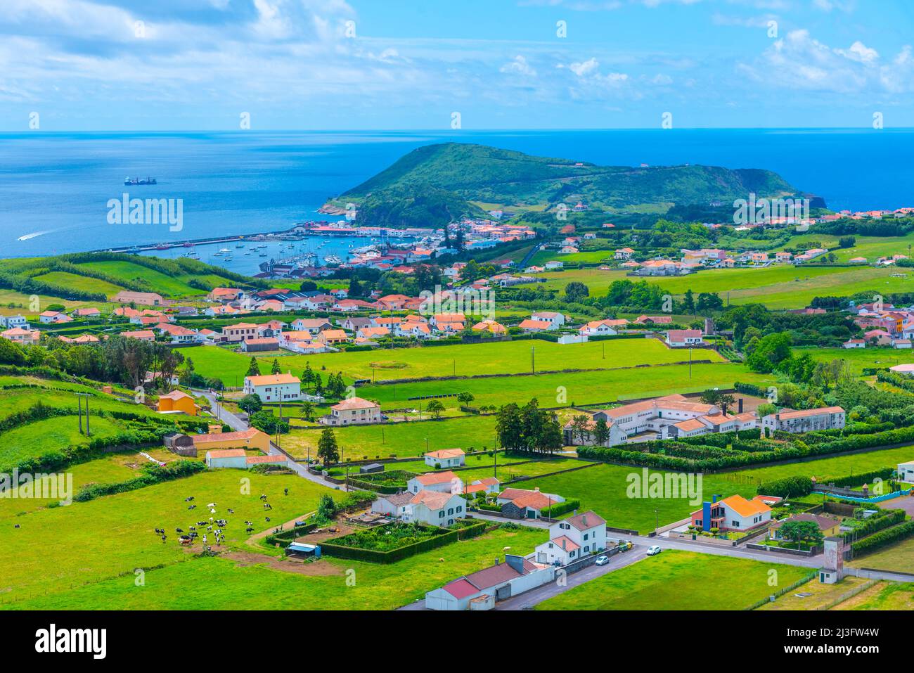 Landmark horta city faial island hi-res stock photography and images ...