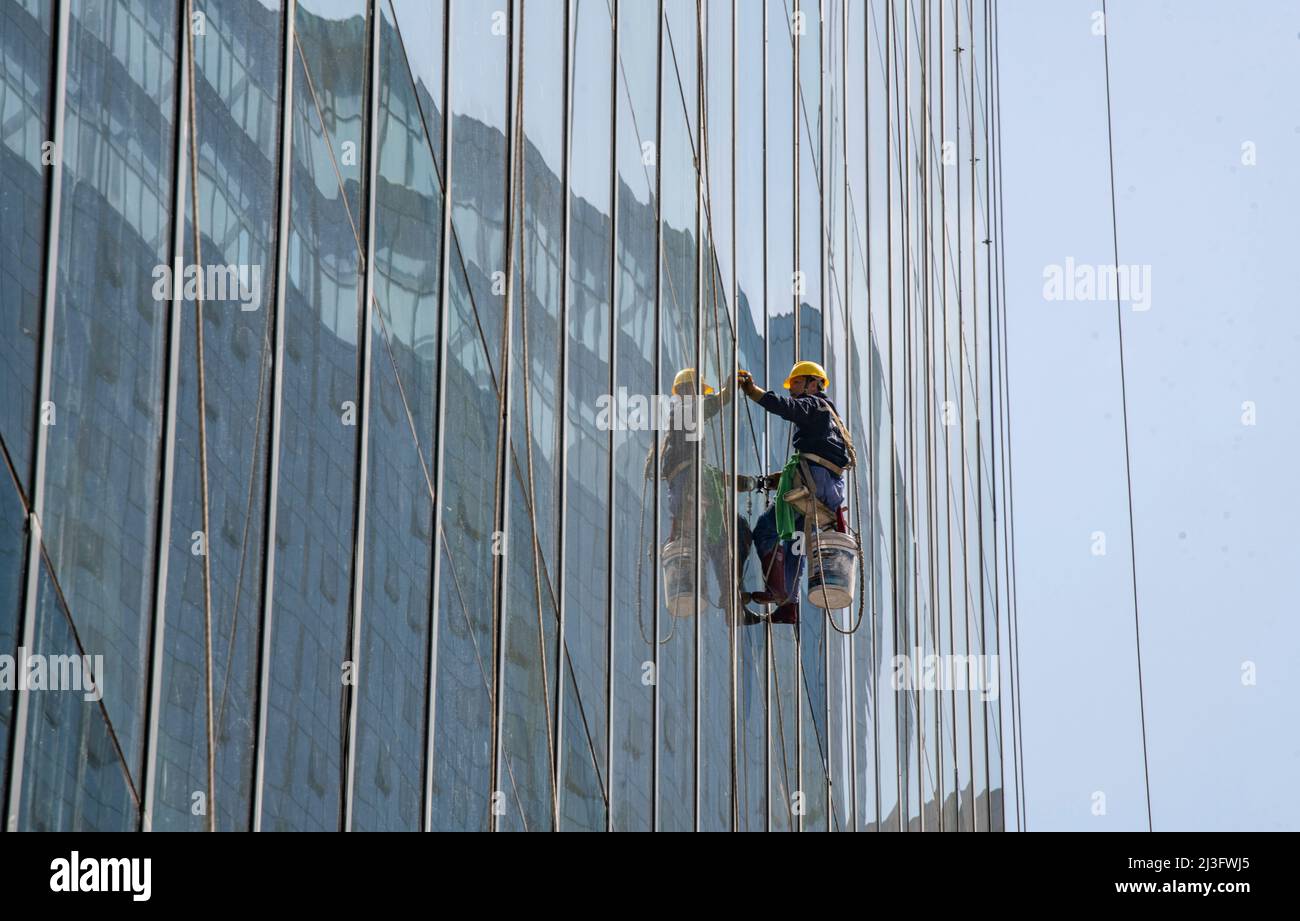 GUIYANG, CHINA - APRIL 8, 2022 - Photo taken on April 8, 2022 shows an ...