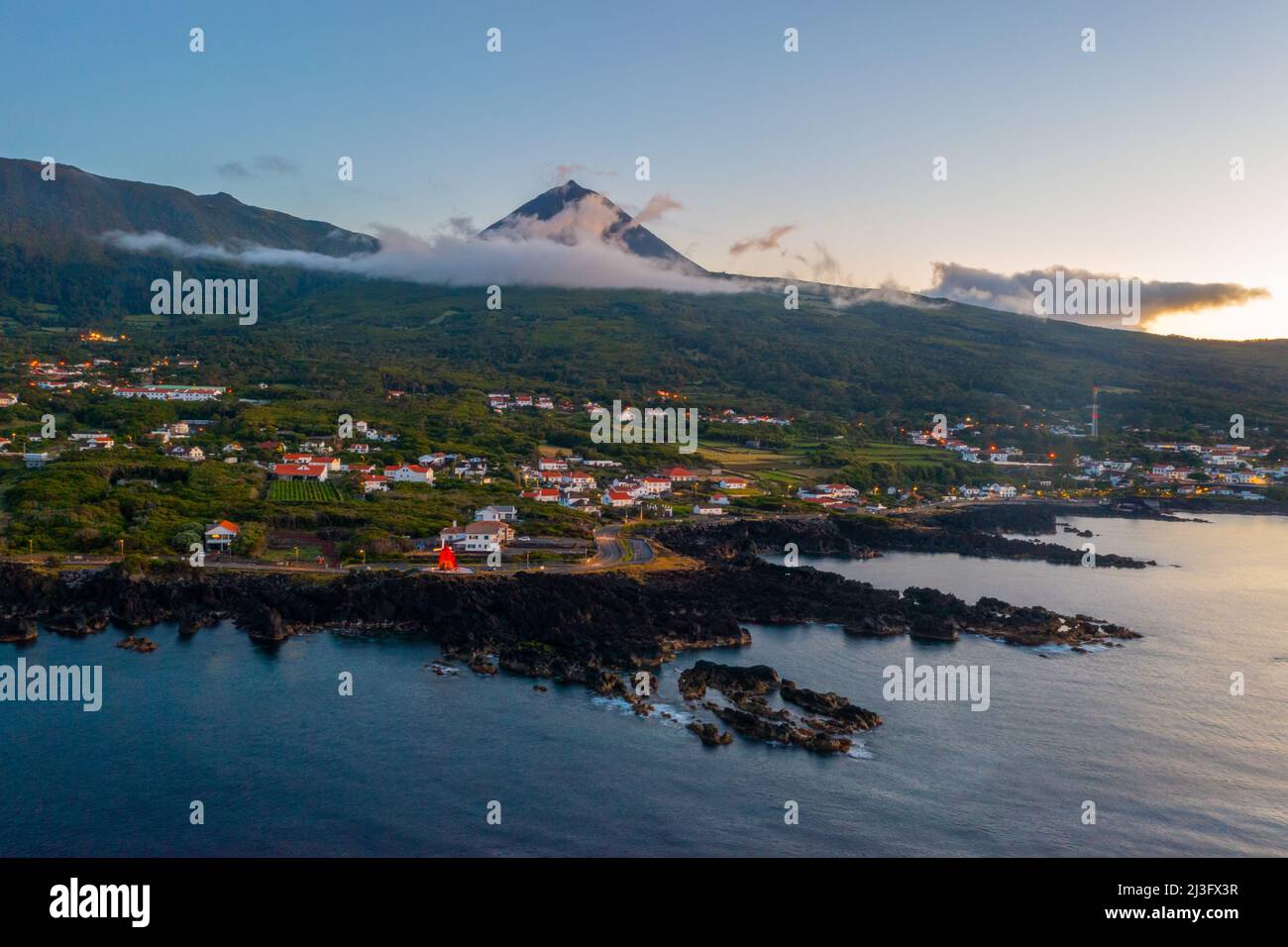 Azores pico aerial hi-res stock photography and images - Alamy