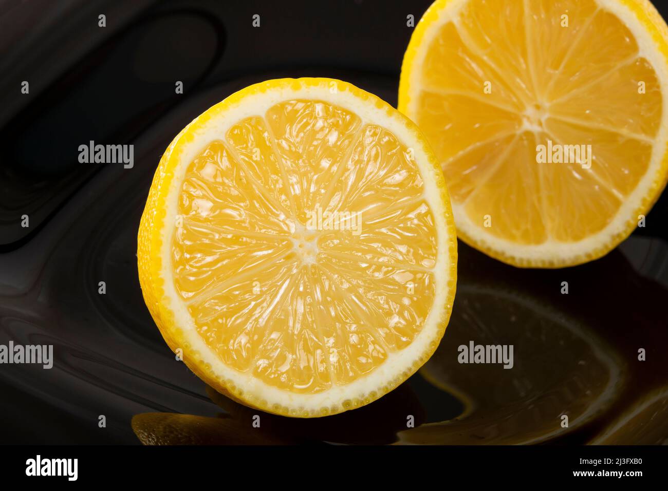 Ripe And Fresh Fruit, Yellow Lemon - Citrus Meyeri Stock Photo - Alamy