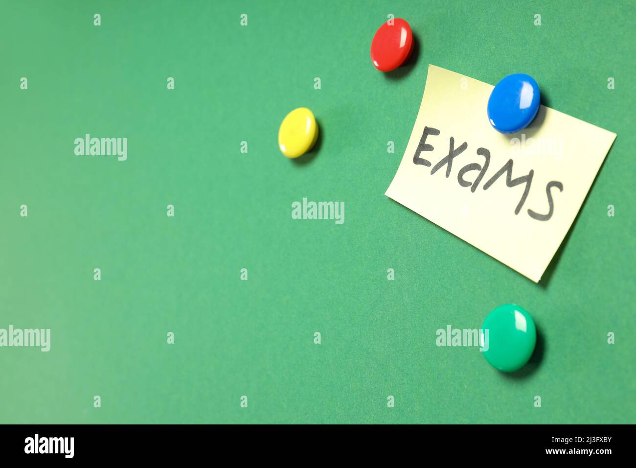 Concept of exams and tests, space for text Stock Photo - Alamy