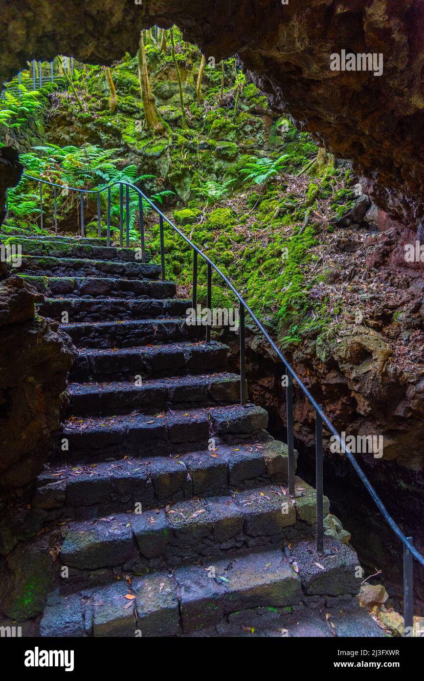 Cave tour azores hi-res stock photography and images - Alamy