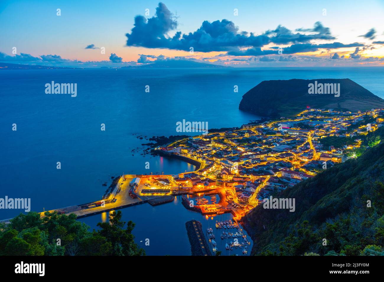 Aerial view velas town hi-res stock photography and images - Alamy