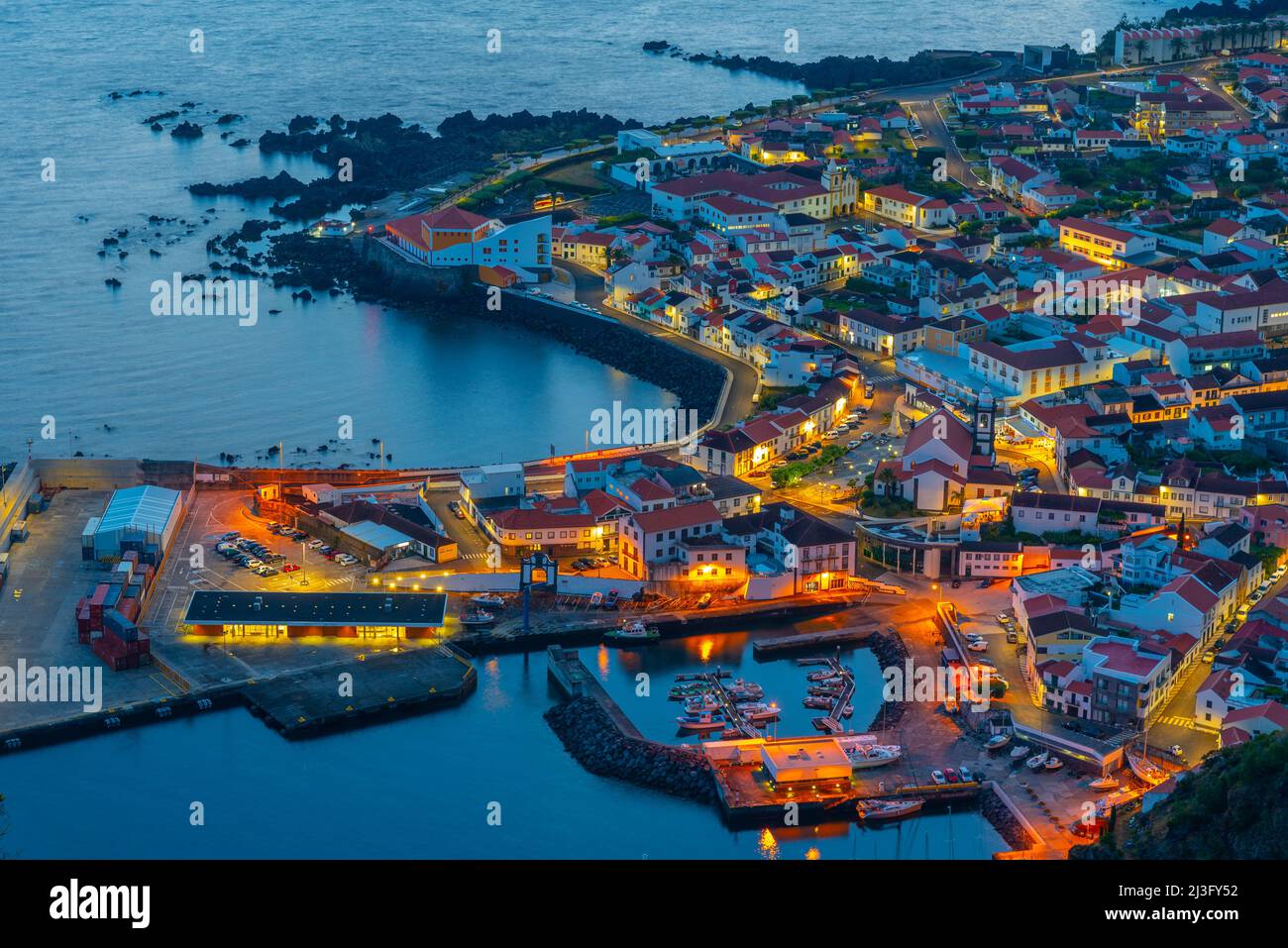 Aerial view velas town hi-res stock photography and images - Alamy