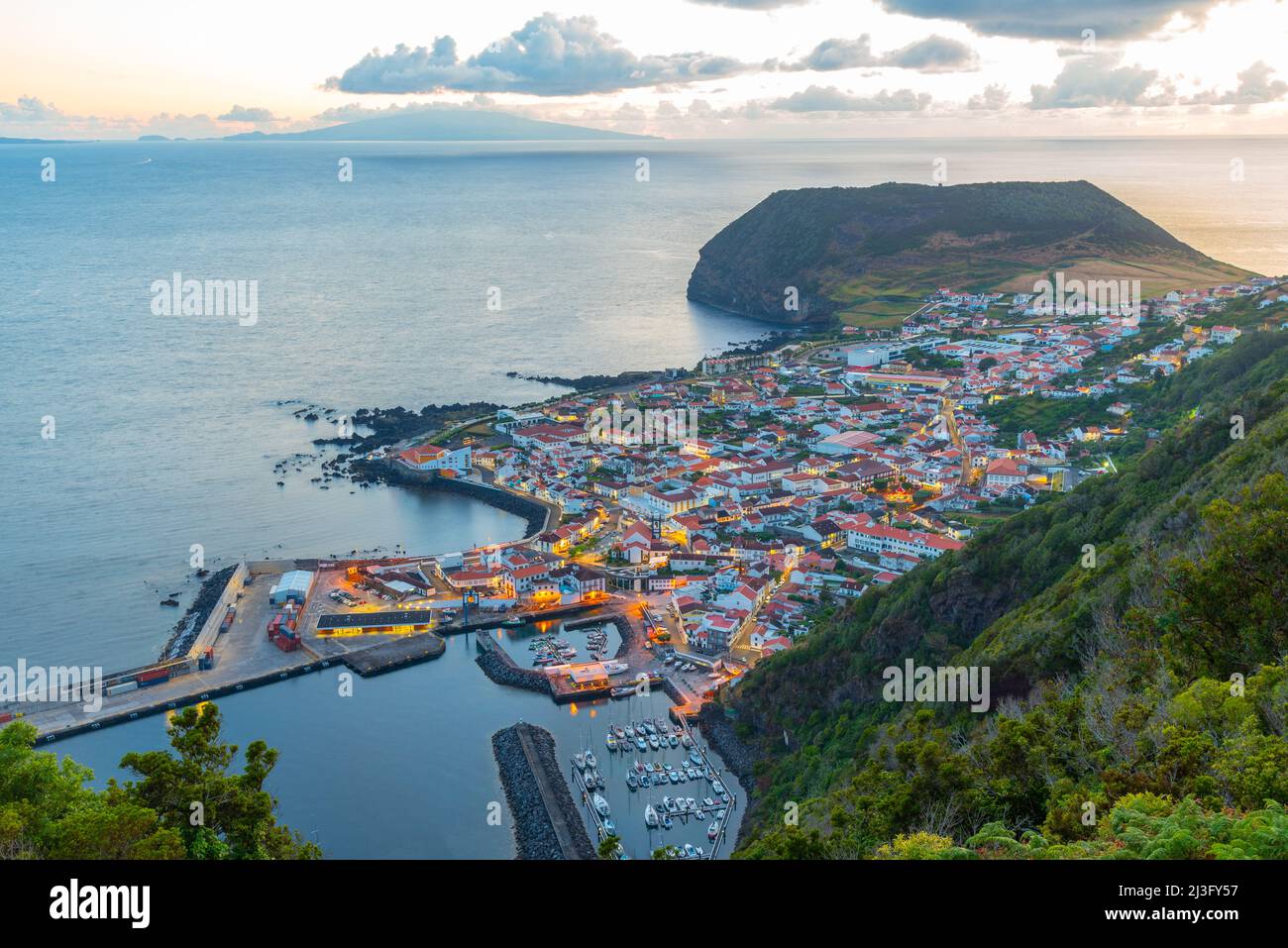 Aerial view velas town hi-res stock photography and images - Alamy