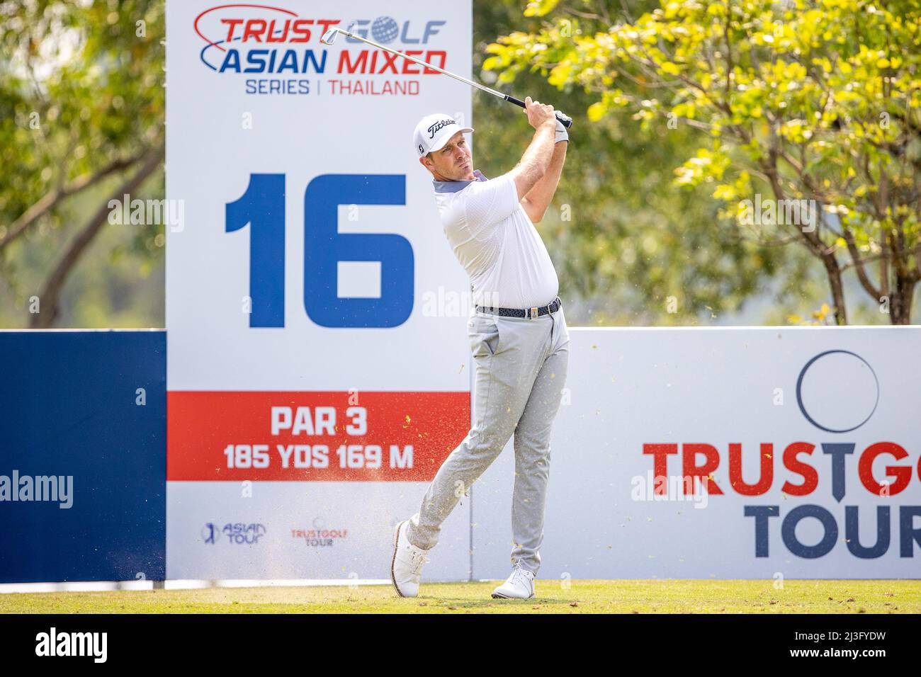 Pattaya Thailand - April 8: Jake Higginbottom of Australia during the ...