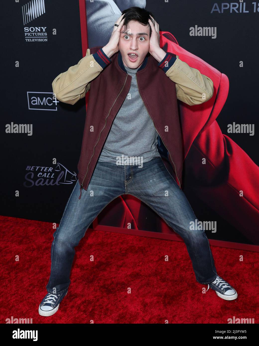 HOLLYWOOD, LOS ANGELES, CALIFORNIA, USA - APRIL 07: Gianni DeCenzo ...