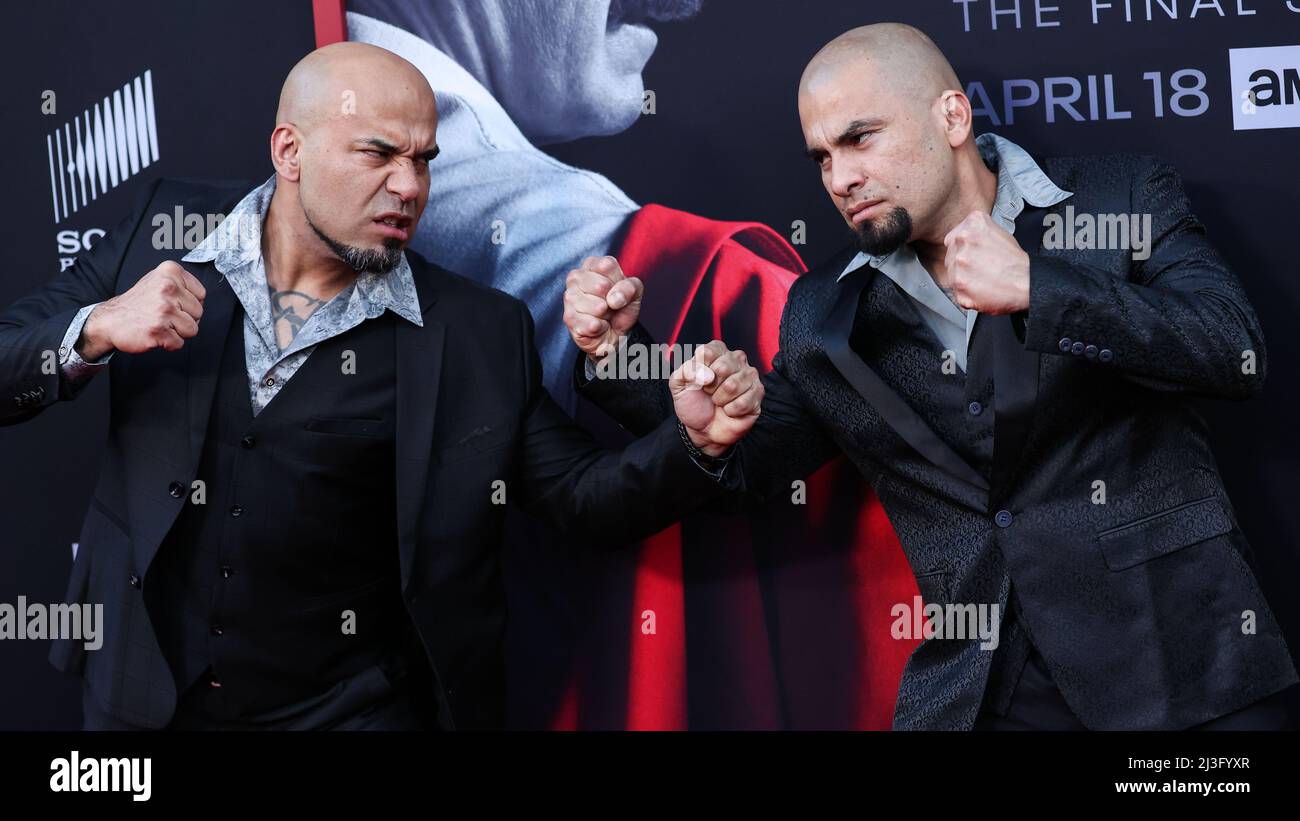 HOLLYWOOD, LOS ANGELES, CALIFORNIA, USA - APRIL 07: Luis Moncada and ...