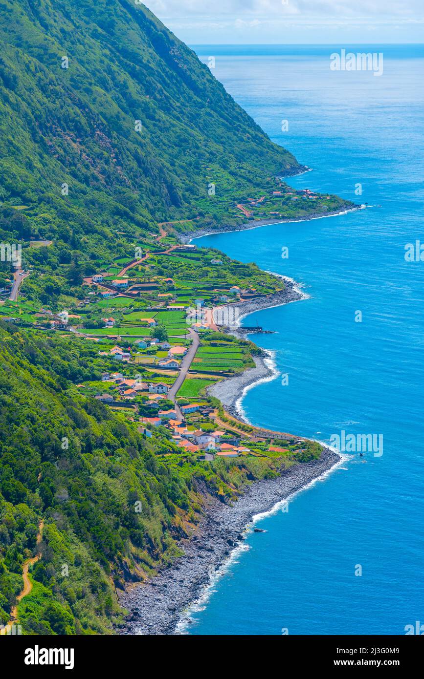 Faja dos Vimes village at Sao Jorge island in Portugal Stock Photo - Alamy